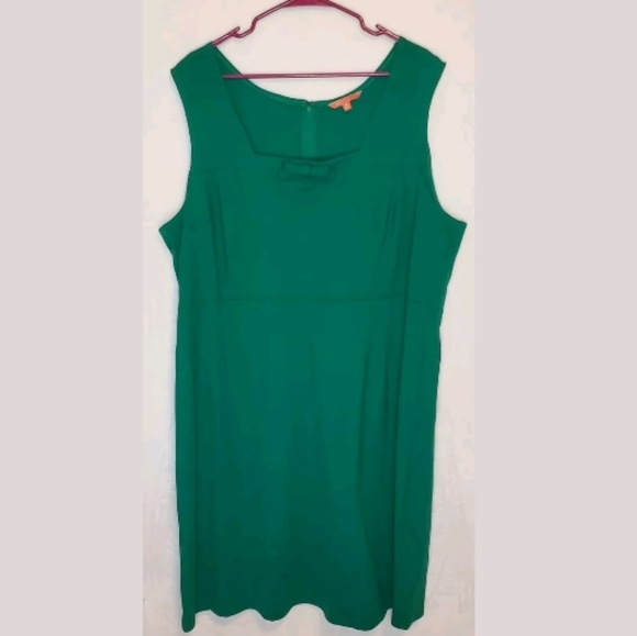Modcloth | Dresses | Modcloth 3x Green Sheath Dress Square Neck | Poshmark